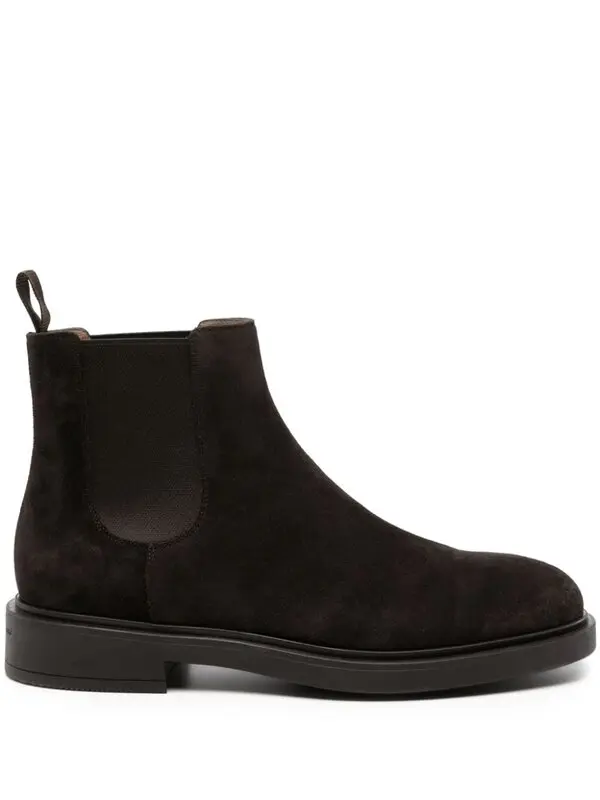 GIANVITO ROSSI Douglas Suede Ankle Boots