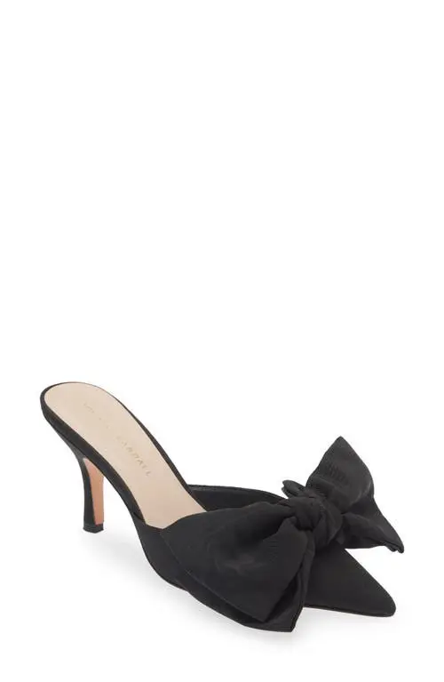 LOEFFLER RANDALL Margot Knotted Bow Mules - Black