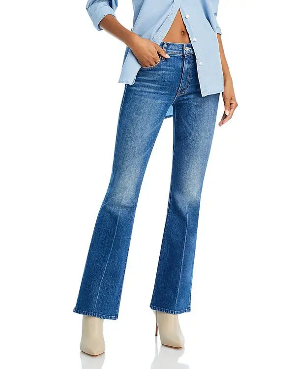 MOTHER The Weekender Mid-rise Flare Jeans - It's A Small World