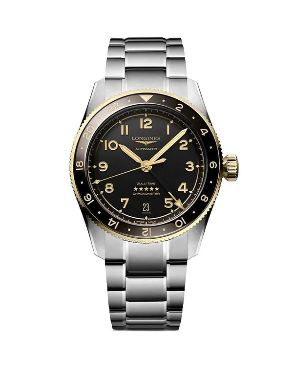 LONGINES Spirit Zulu Time 39mm Watch - No Color