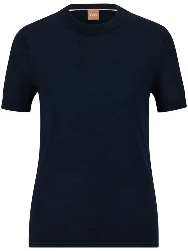 Hugo Boss Short-sleeve Wool Top