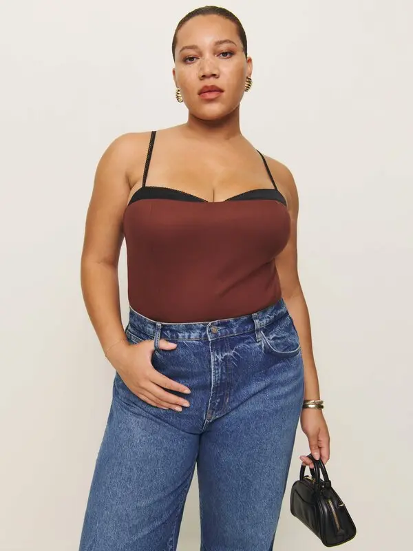 REFORMATION Melanie Top - Red