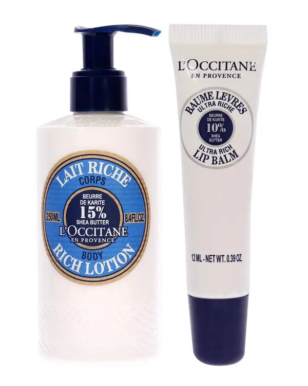 Buy L'OCCITANE Shea Butter Ultra Rich Lip Balm & Body Lotion Kit ...