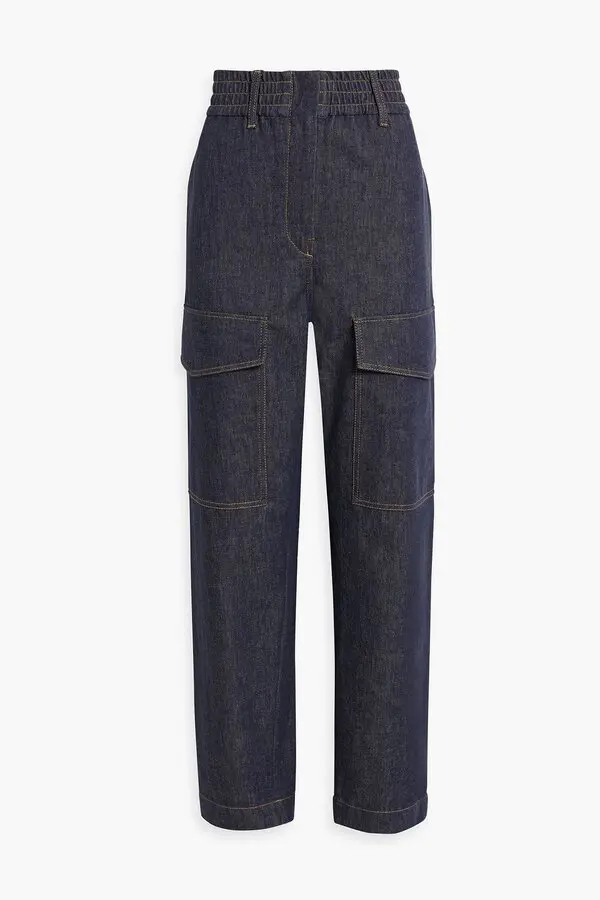 Brunello Cucinelli High-rise Tapered Jeans