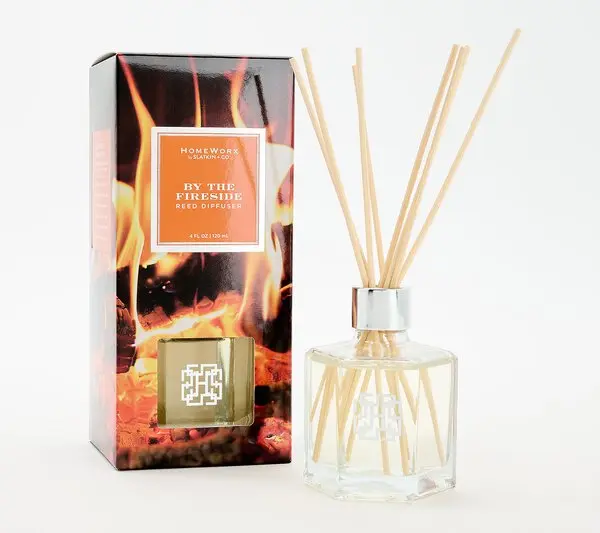 HOMEWORX BY SLATKIN + CO. S/2 The Fireside Reed Diffusers