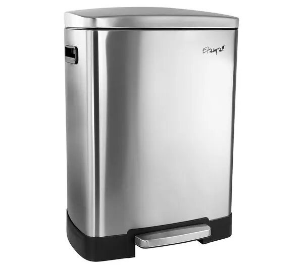 ELAMA 40-liter 2-compartment Large 10.6-gallon Tep Trash Bin