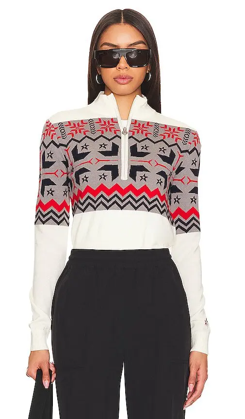 Perfect Moment Nordic Half Zip Sweater