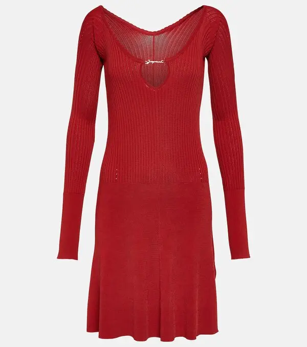 Jacquemus La Mini Robe Pralu Minidress - Black