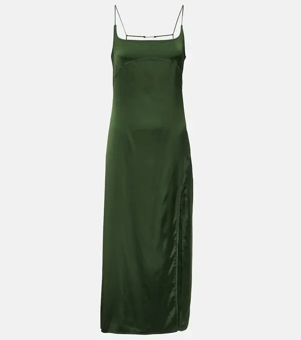 Jacquemus La Robe Notte Slip Dress - Green