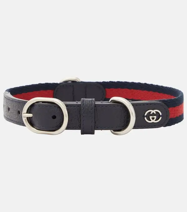 Gucci Gg Canvas Small/medium Pet Collar