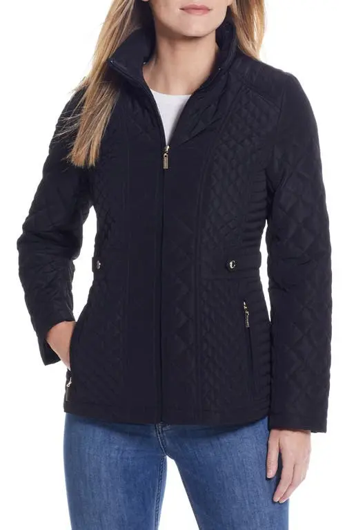 Gallery Quilted Jacket - Black