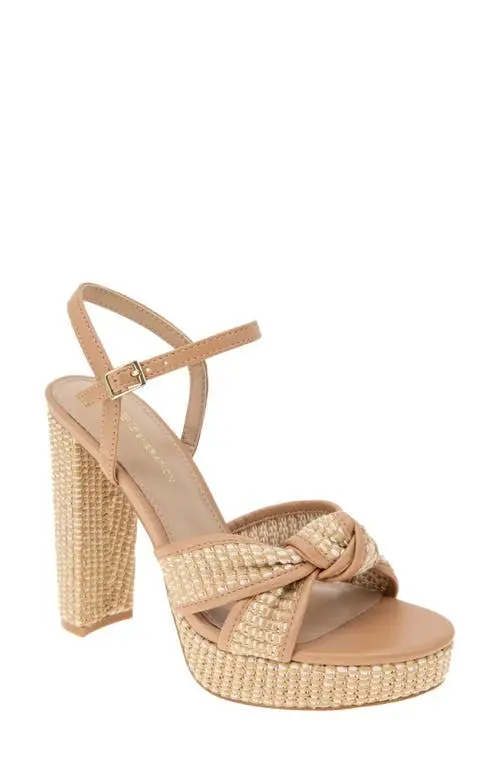 Bcbgmaxazria Orlie Ankle Strap Sandal - Natural-tan