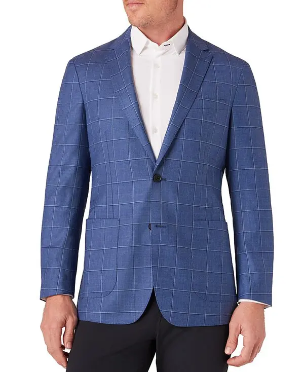 Mizzen+main Lavelle Blazer - True Blue Windowpane