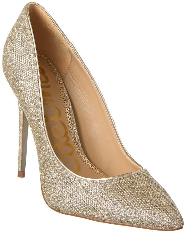 Buy Sam Edelman Danna Mesh Pump - Gold At 58% Off | Editorialist