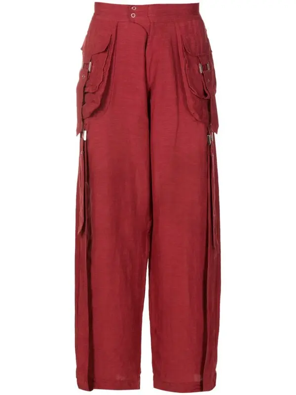 AMIR SLAMA Wide-leg Cargo Trousers