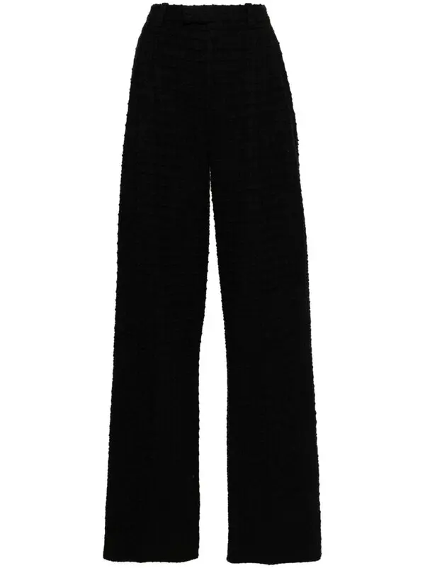 Gucci Waffle-effect Tweed Trousers