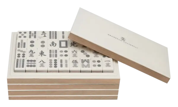Brunello Cucinelli Wooden Mahjong Set
