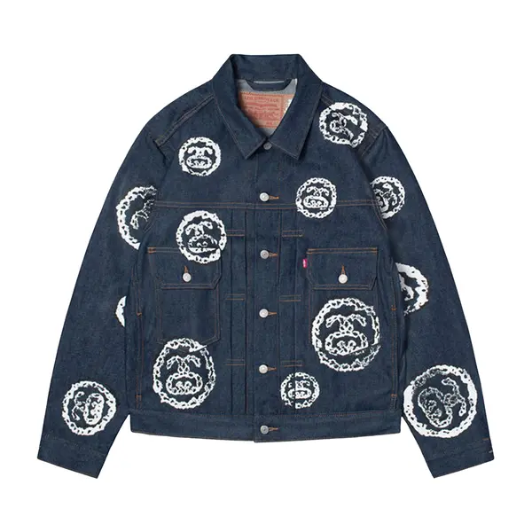 StÜssy X Denim Tears Type 2 Jacket - Blue