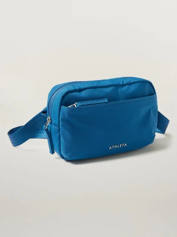 Athleta All About Crossbody Belt Bag - Dark Lapis Blue | Editorialist