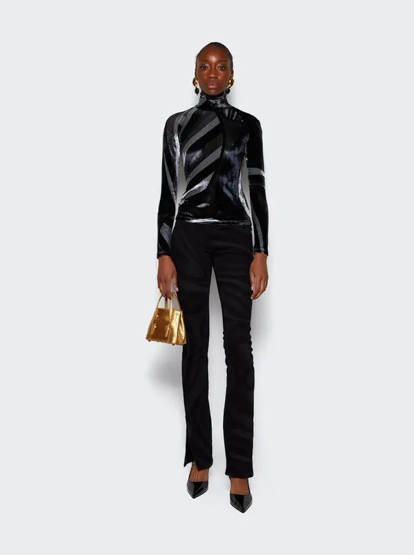 Emilio Pucci Turtle Neck Fitted Top
