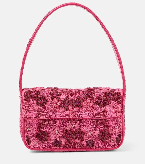 Staud Tommy Beaded Shoulder Bag - Multicoloured