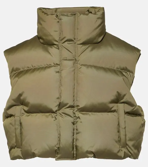 Wardrobe.NYC Cropped Puffer Vest