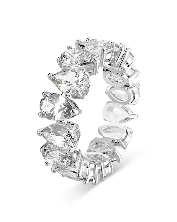 SWAROVSKI Matrix Pear Cut Ring - Silver