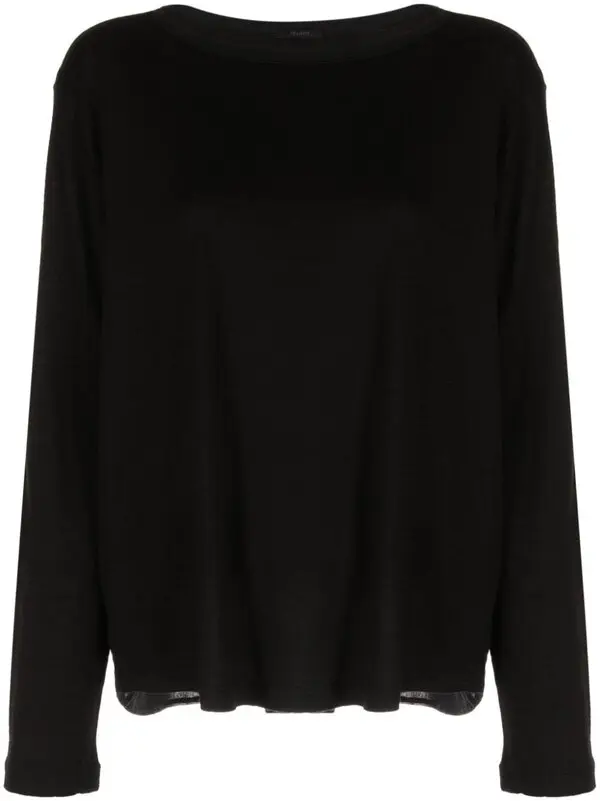 Transit Sheer-panel Virgin Wool-blend Jumper