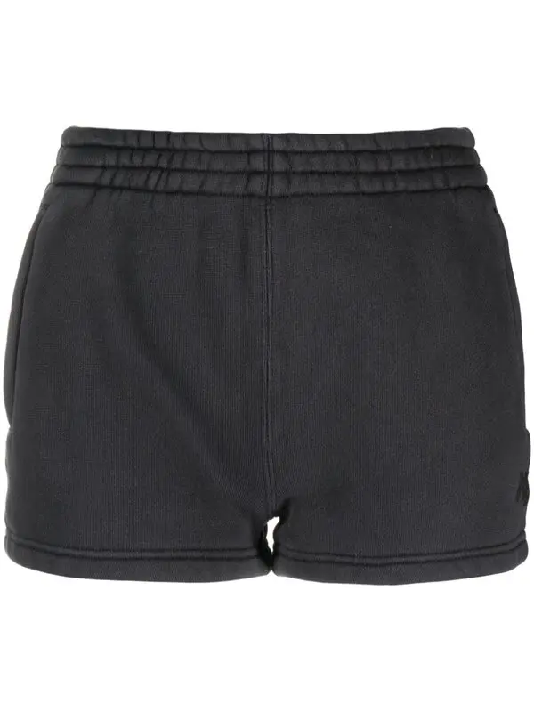 Alexander Wang Logo-embroidered Track Shorts - Grey