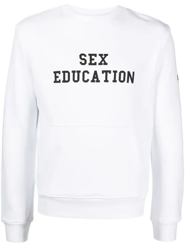 Neil Barrett Text-print Crew-neck Sweatshirt