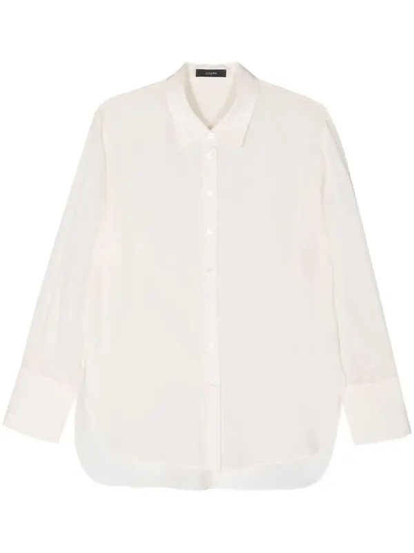 JOSEPH Crepe De Chine Shirt - White