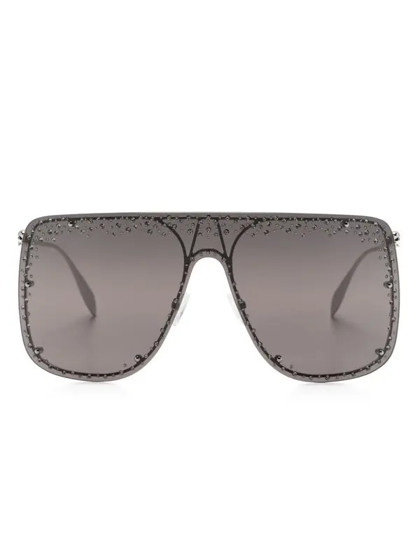 Alexander McQueen Rhinestone-embellished Sunglasses