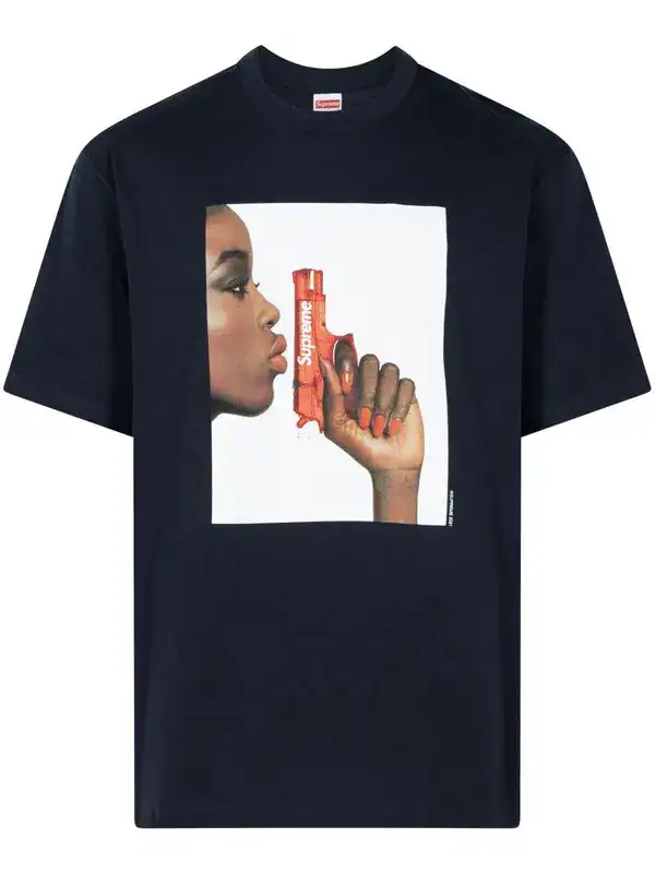 Supreme Water Pistol T-Shirt - Blue | Editorialist