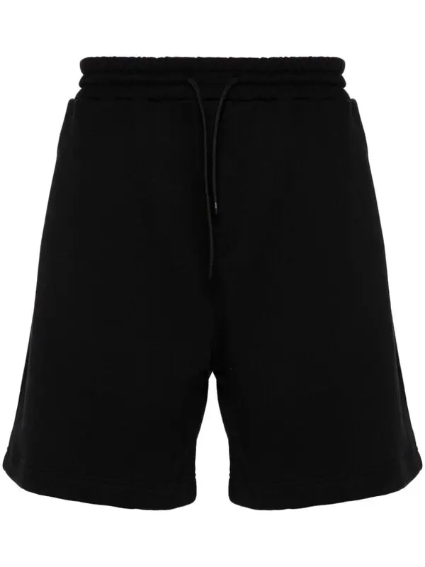 MSGM Logo-print Track Shorts - Black