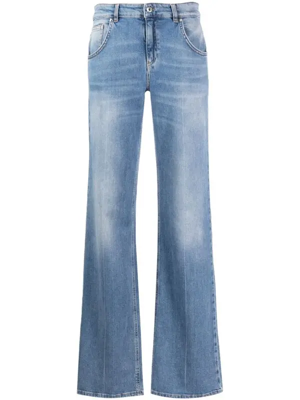 Blumarine Mid-rise Flared Jeans