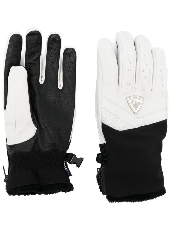 Rossignol Elite Leather Ski Gloves - White