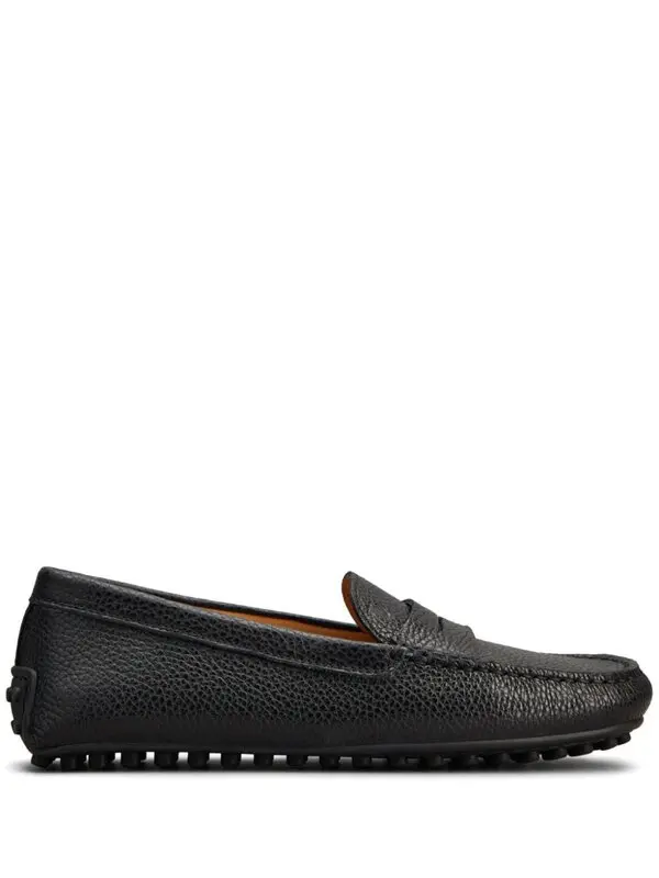 TOD'S Gommino Grained-leather Loafers