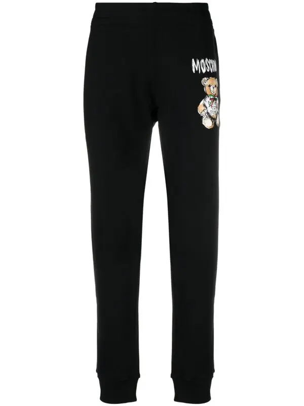 Moschino Teddy Bear-print Tapered Track Pants