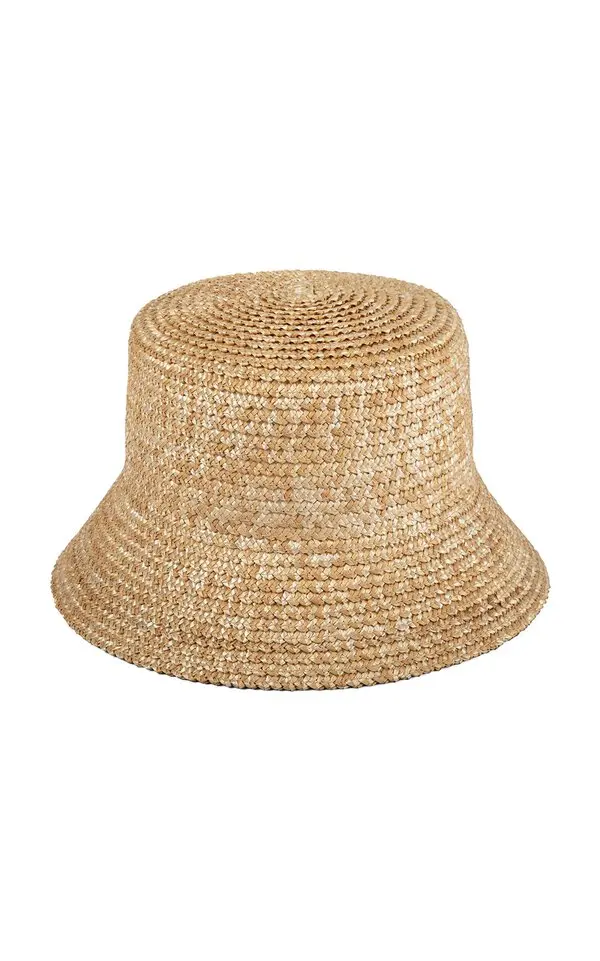 Lack Of Color Inca Raffia Bucket Hat S - Neutral | Editorialist