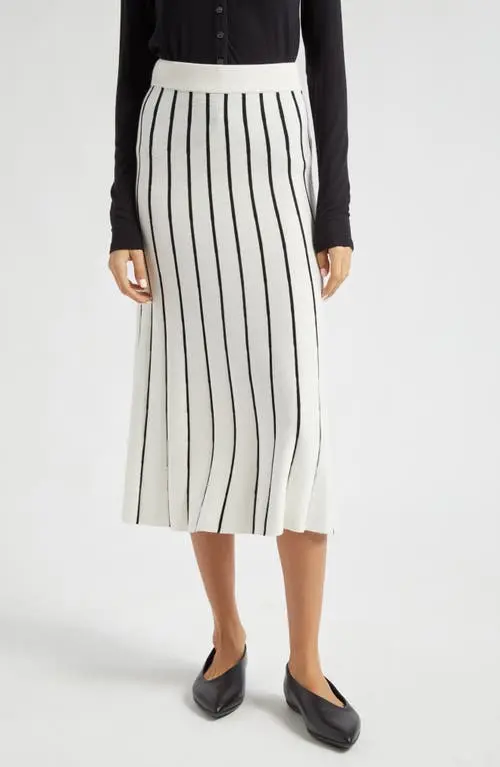 ATM Anthony Thomas Melillo Stripe Knit Skirt