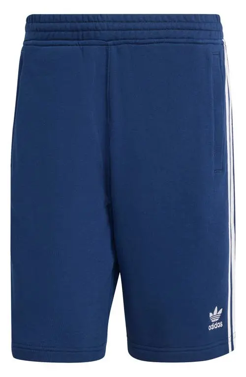 Adidas Adicolor 3-stripes Cotton French Terry Shorts - Night Indigo