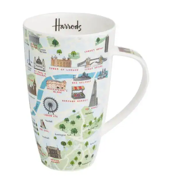 Buy Harrods London Guide Map Mug - Multi At 31% Off | Editorialist