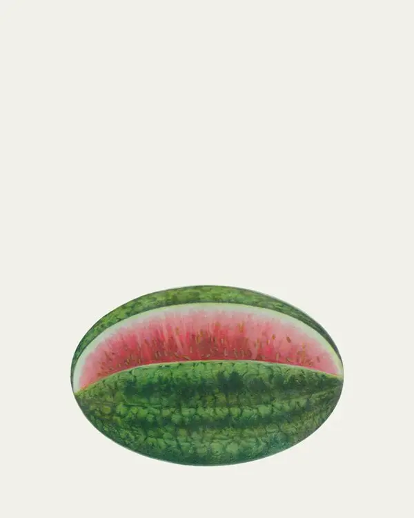 JOHN DERIAN Watermelon Decorative Oval Tray