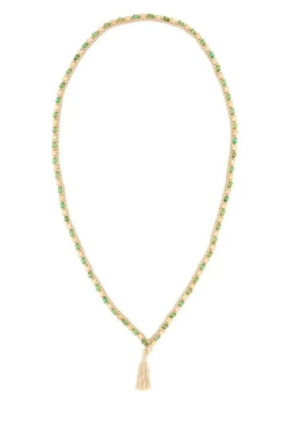 Alanui Embellished Crochet Necklace - Multicoloured