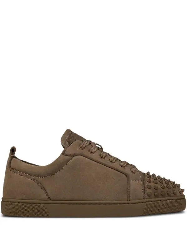 CHRISTIAN LOUBOUTIN Spike Embellished Sneakers - Grey