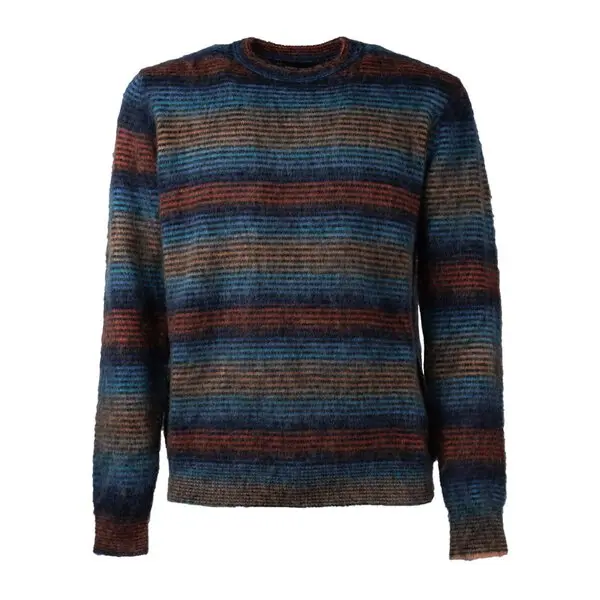 ROBERTO COLLINA Striped Crewneck Sweater - Multicolor