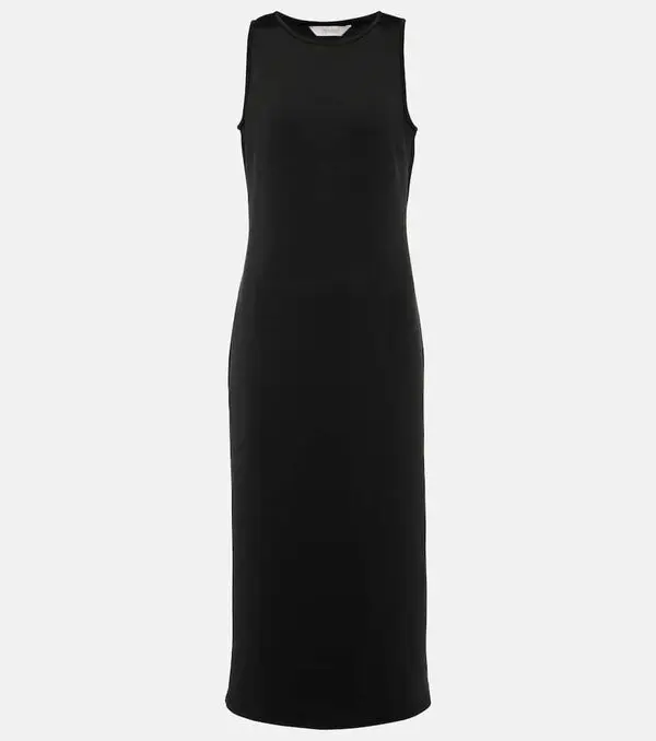 Max Mara Baccano Jersey Midi Dress