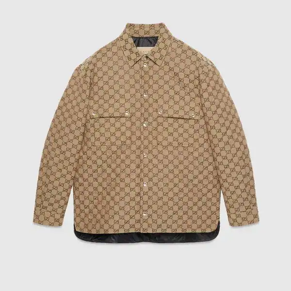Gucci Gg Canvas Shirt - Beige | Editorialist