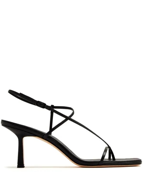 Studio Amelia 70mm Cross Front Sandals - Black