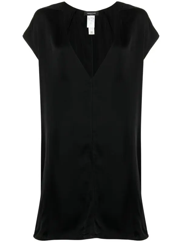 Fabiana Filippi Plunging V-neck Minidress